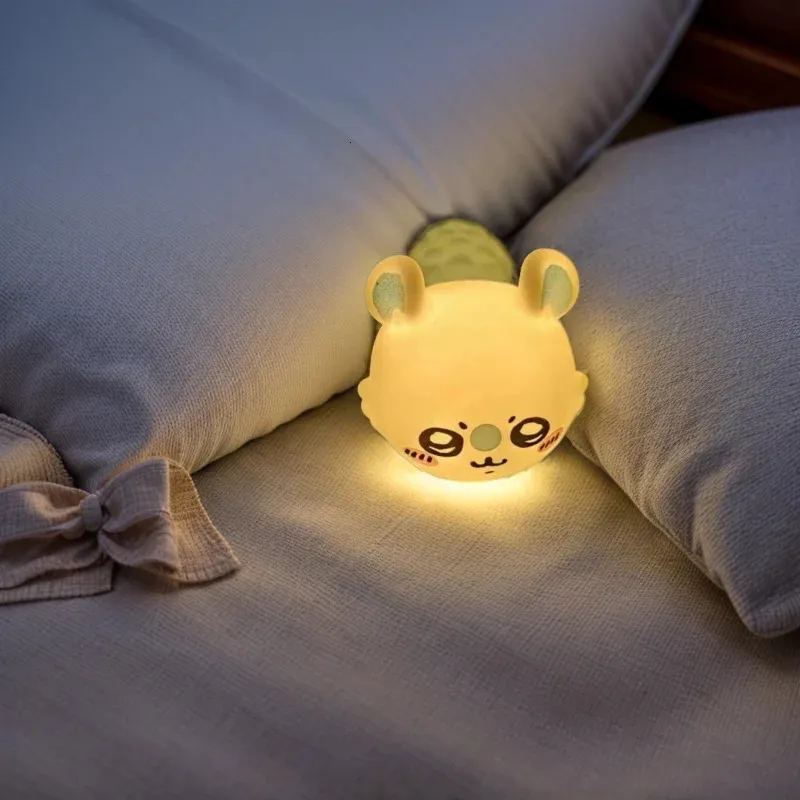 Miniso Chiikawa Mini Night Light Lamp Animal Model Luminous Toy for ...