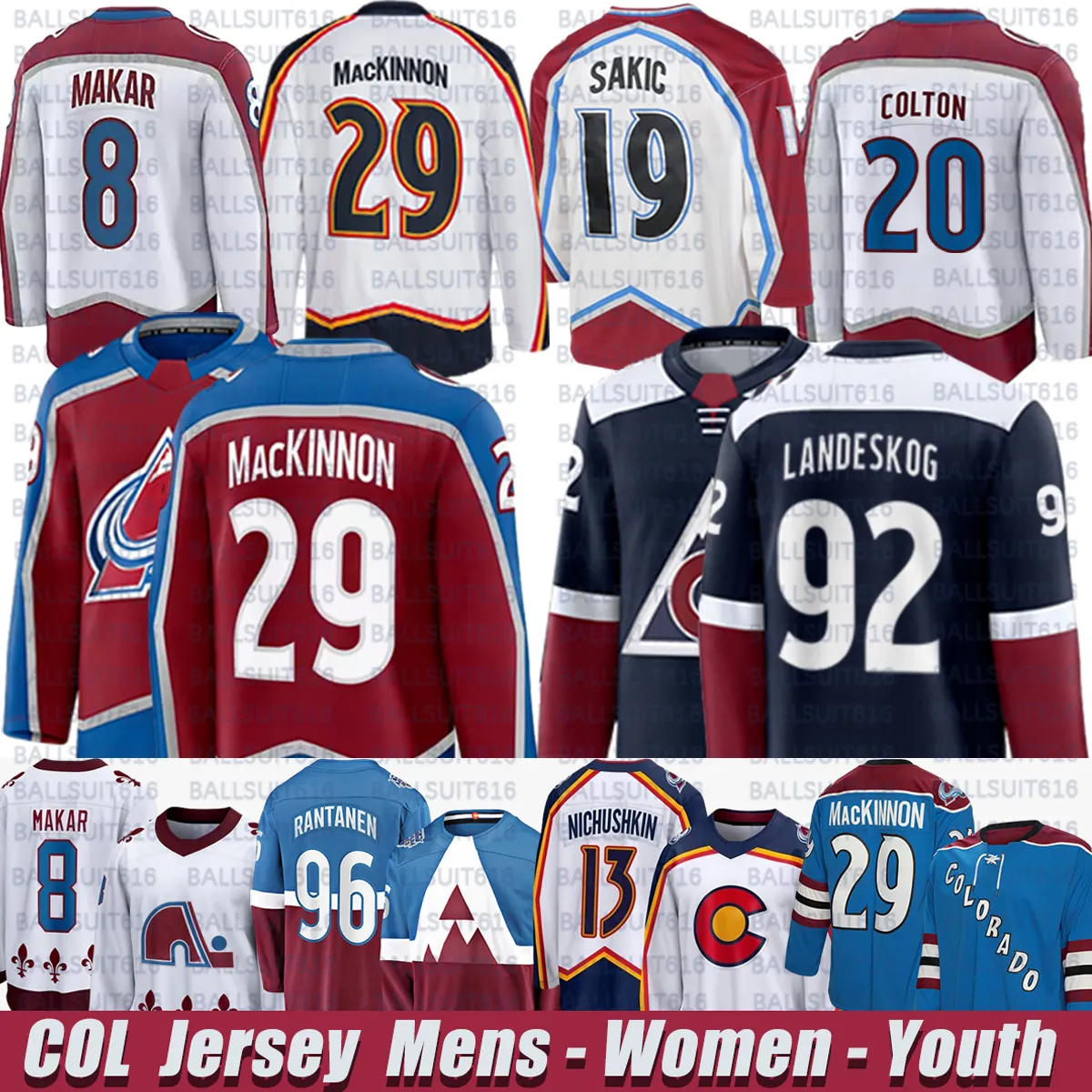 Authentic Hockey Team Replica Jersey Premium Stitched Fan Apparel ...