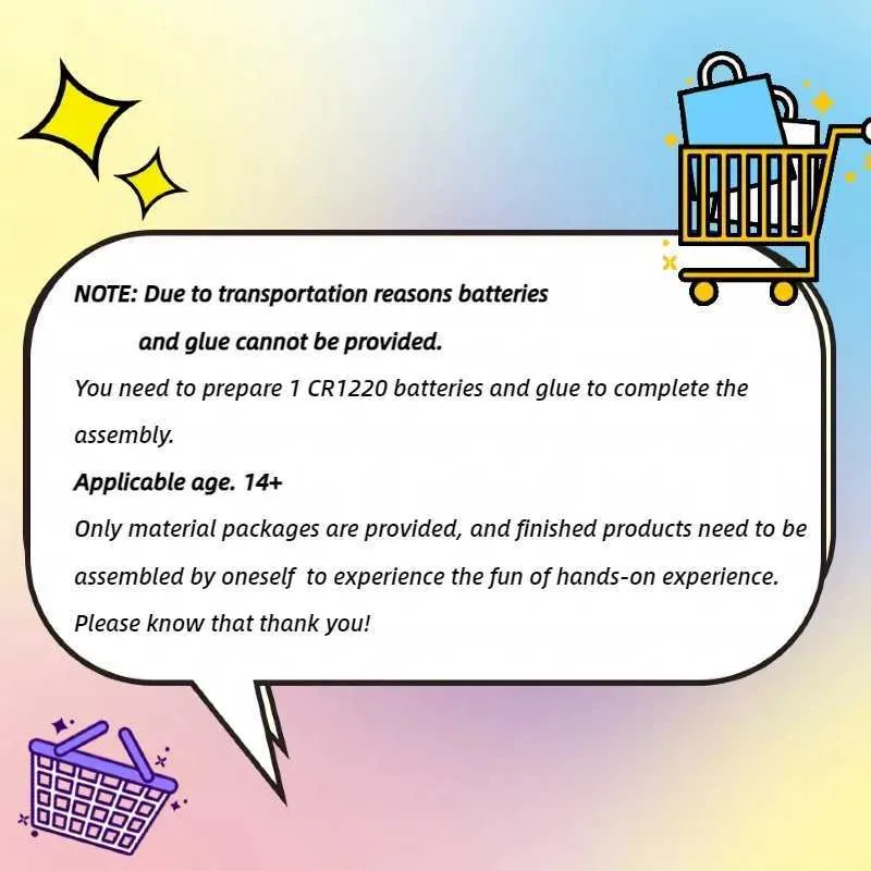 DIY Mini Fantasy Cube Series Wooden No-Cut Paper Kit with Flip-Book ...