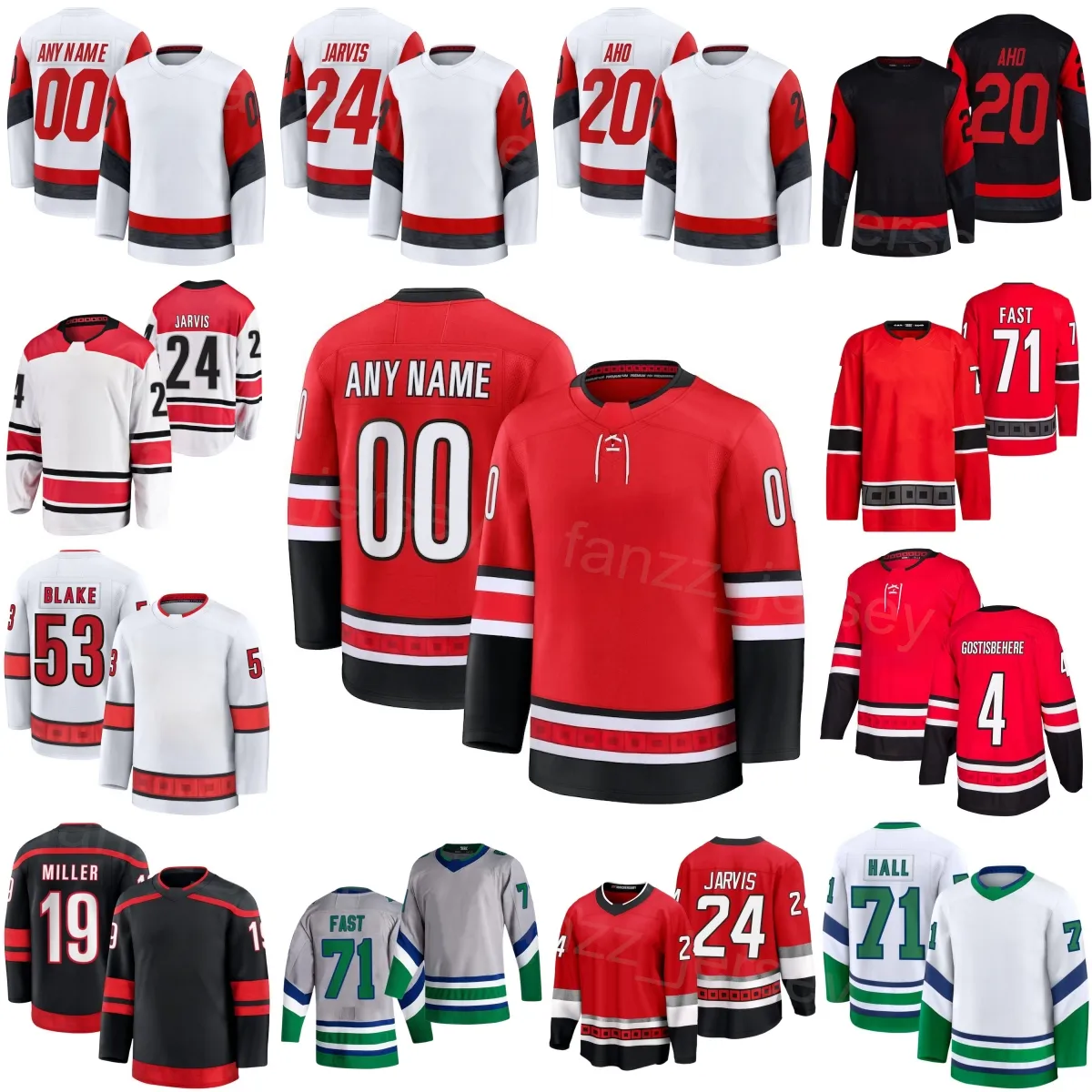 Mans Hockey Jerseys 71 Taylor Hall 53 Jackson Blake 19 KAndre Miller h ...