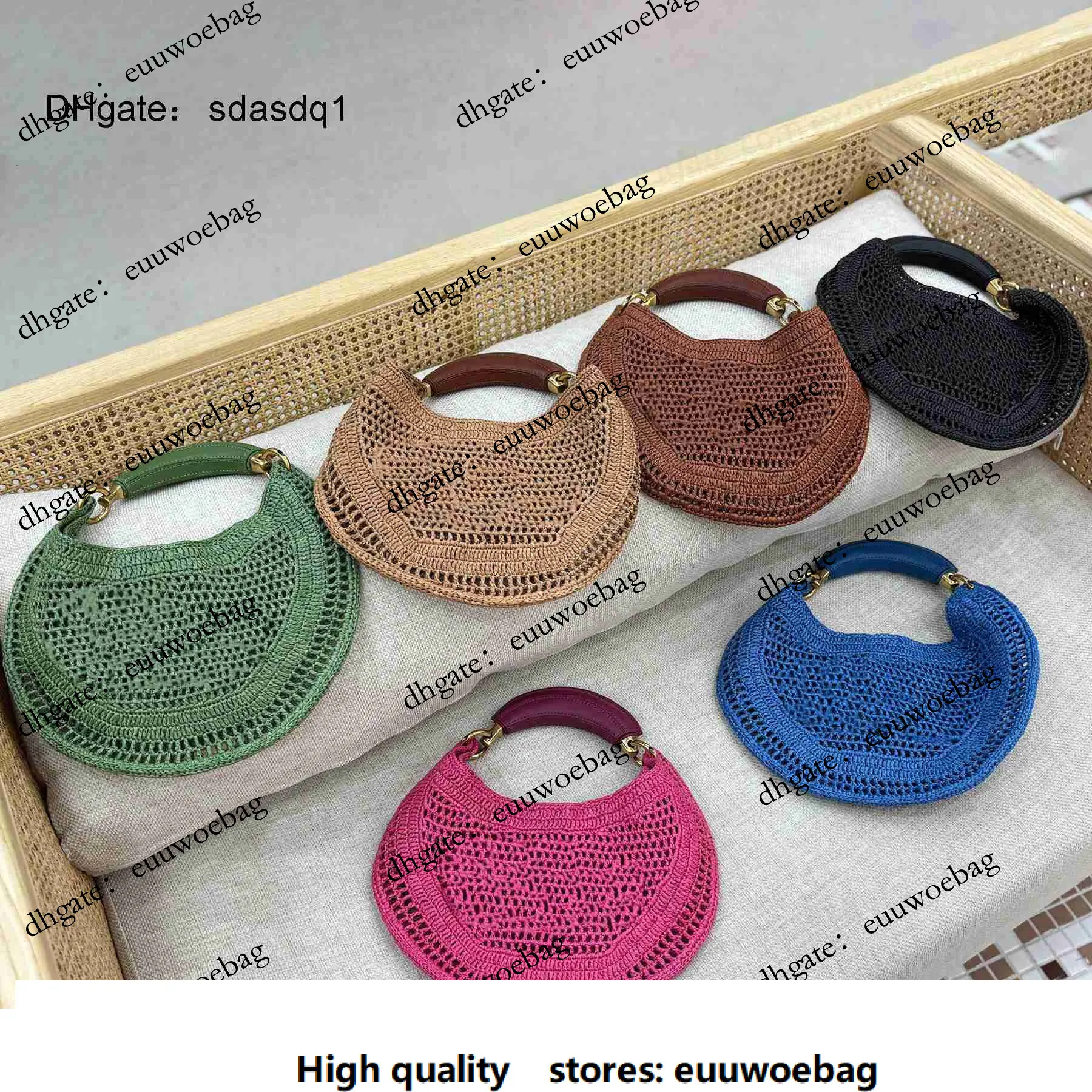 Mini Straw Shoulder Bag with Soft PU Material and Magnetic Closure for ...