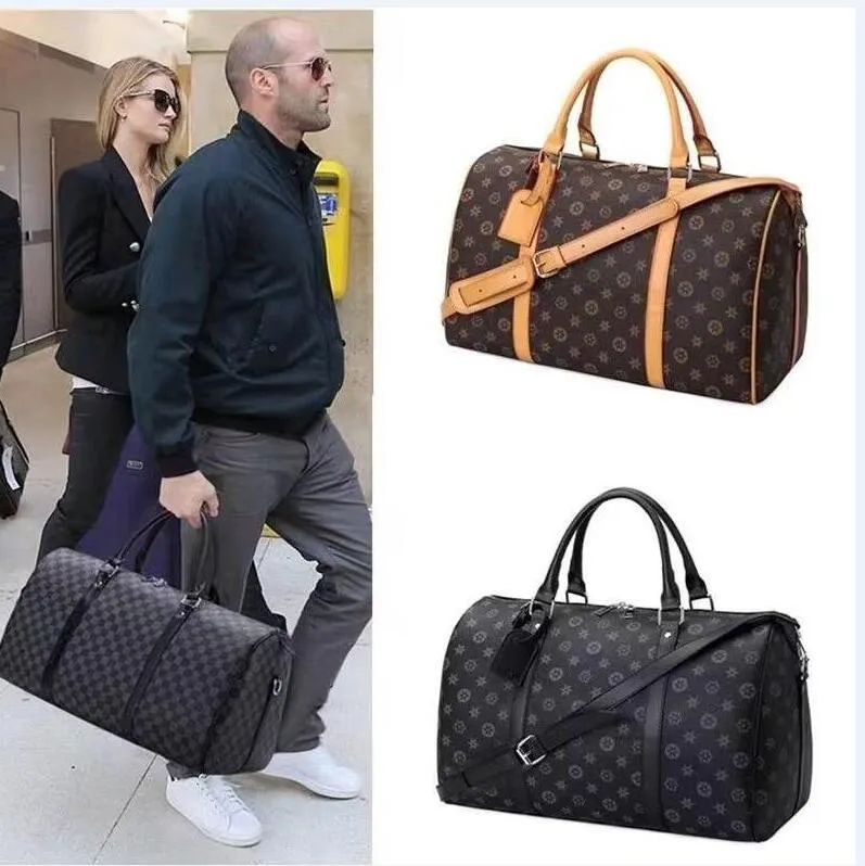 Designer Travel Duffle Bag High Quality PU Leather Boston Luggage Tote ...