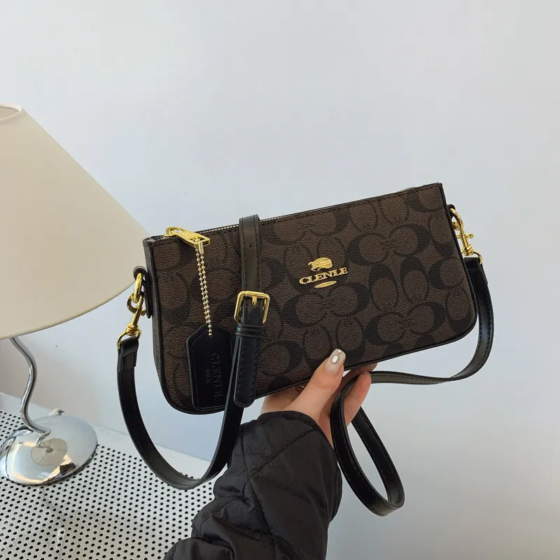 Underarm Shoulder Bag Chic Soft Leather Handbag, Trendy Mini Shoulder ...