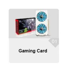 SRhonyra RX550 512MB DDR2 352bit Low Profile Graphics Card HDMI DP ...
