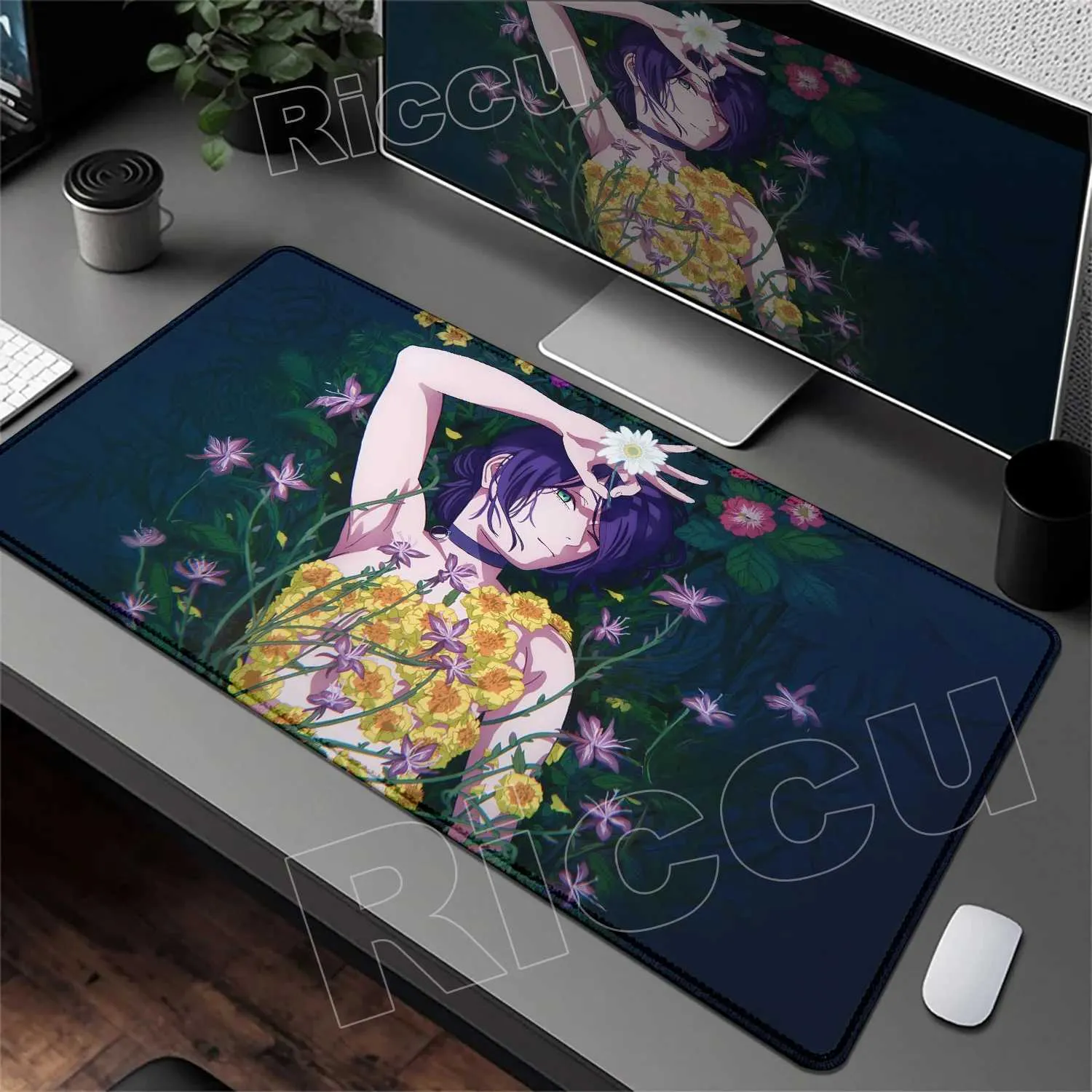 Cool Wallpaper Chainsaw Man Movie Reze Mouse Pad Large Non Slip HD ...