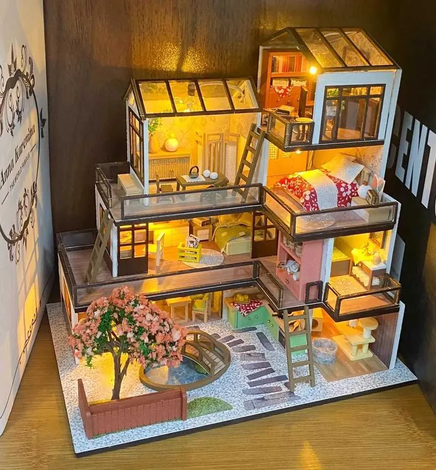 DIY Wooden Miniature Model Kit Mini Dream Town Casa... From Mr ...
