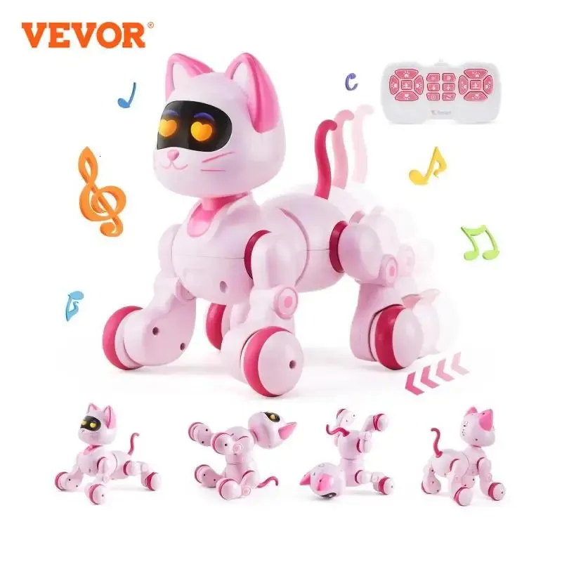 VEVOR Intelligent Remote Xy Robot Cat Electronic Special Effects, Voice ...