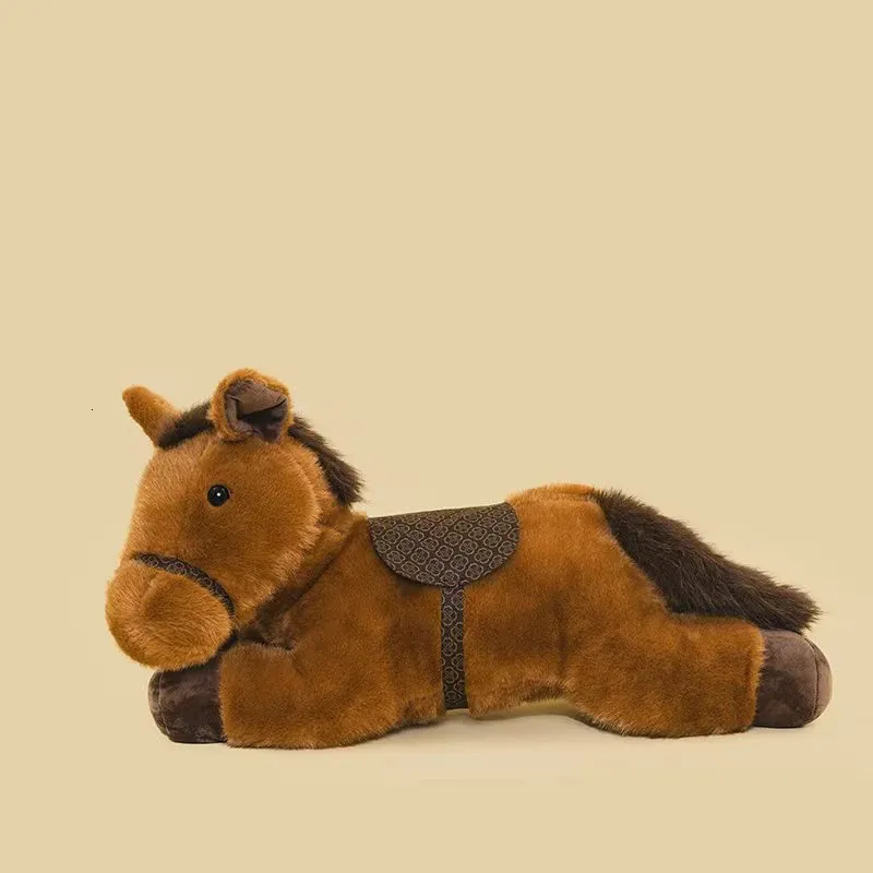 Lying Posture Style Plush Horse Toy Stuffed Animal for Home Decor and ...