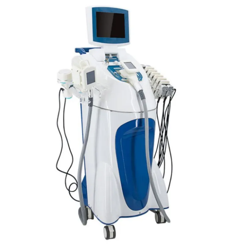 Laser Machine 5 In 1 Infrared Cryo Roller 40kHz Ultrasound RF Painless ...