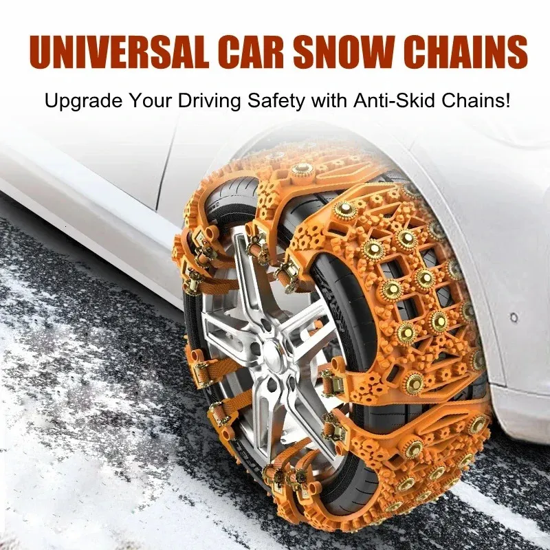 251106 Automobile Tire Snow Chains Universal Anti Slip Car & SUV Wheel ...