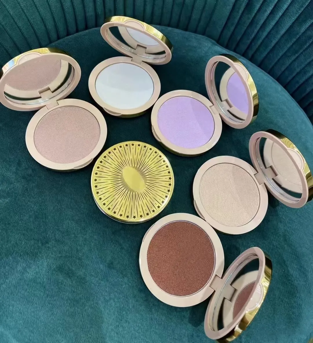Highlighter Powder 10g Glow Powder Gel Pressed Palette with including ...