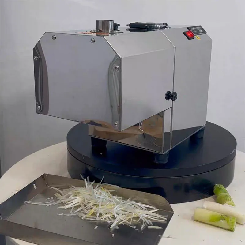 Commercial Green Onion Cutter Electric Vegetable Slicer For Garlic ...
