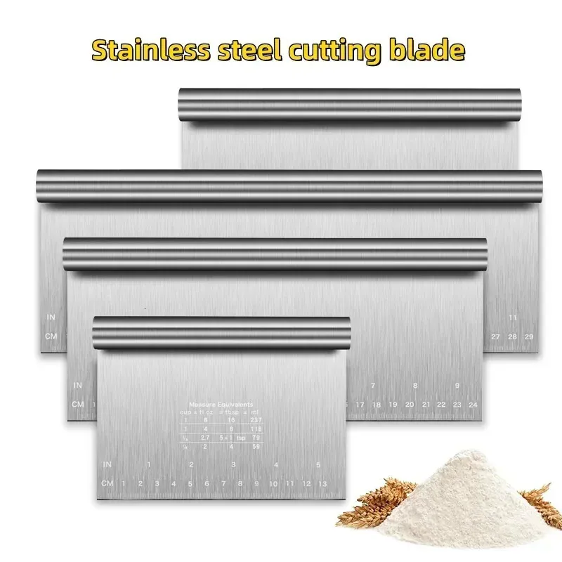 Stainless Steel Scale In Spanish Cake Scraper For DIY Dough Pastry And ...