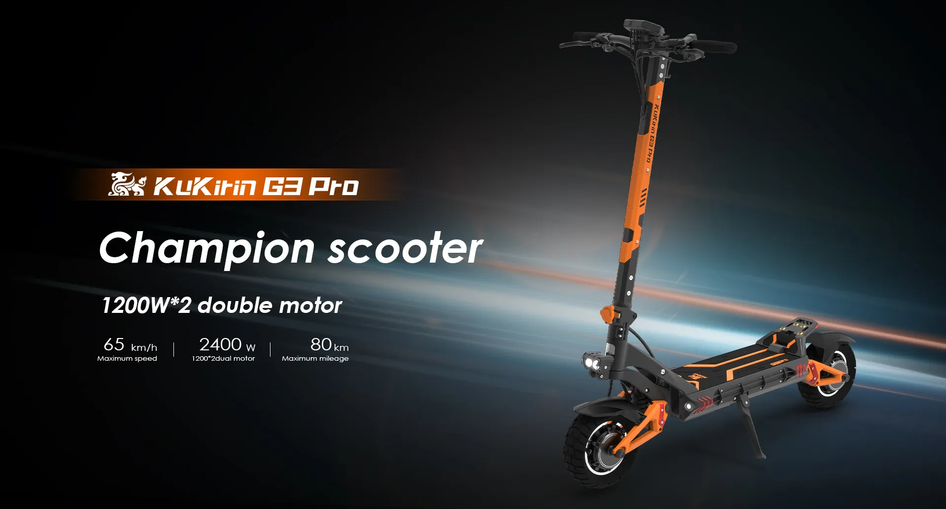 Kukirin G3 Pro Electric Scooter 23.4Ah Removable Battery 37-50 Mile ...