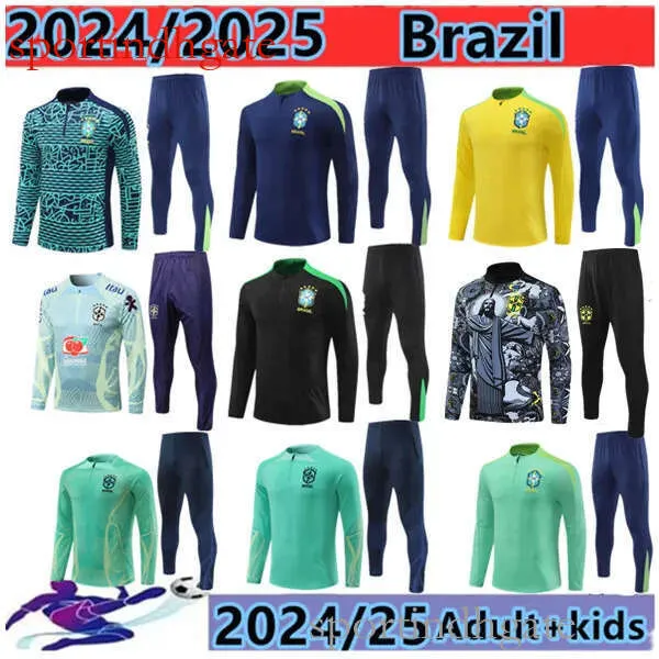 High Quality Brazilian Soccer Jumper And Trackies Set For Men Neymar ...