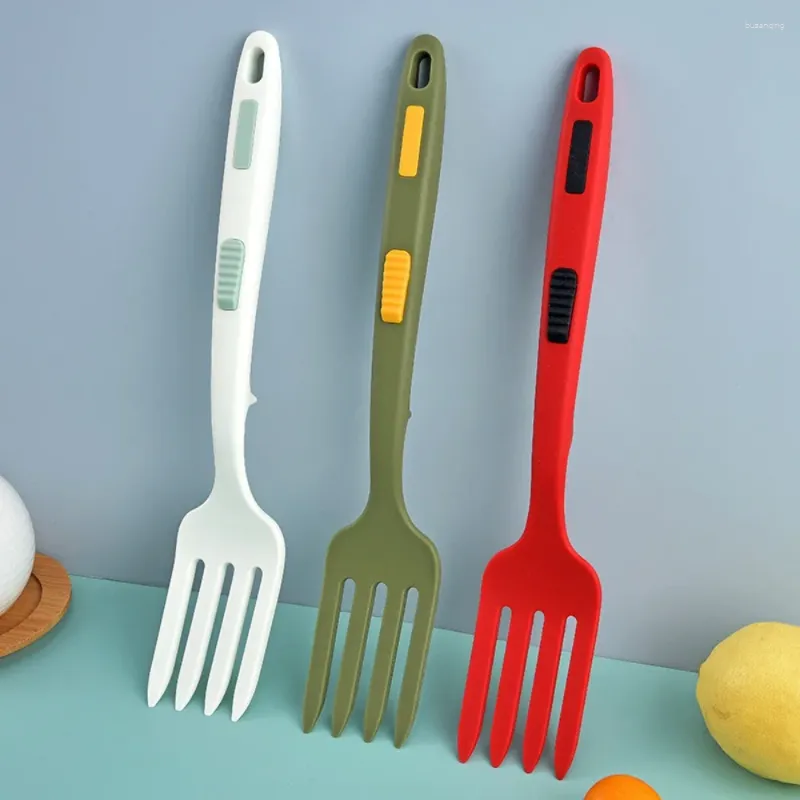 Silicone Flexible Cooking Fork Heat Resistant Non Stick Disposable ...