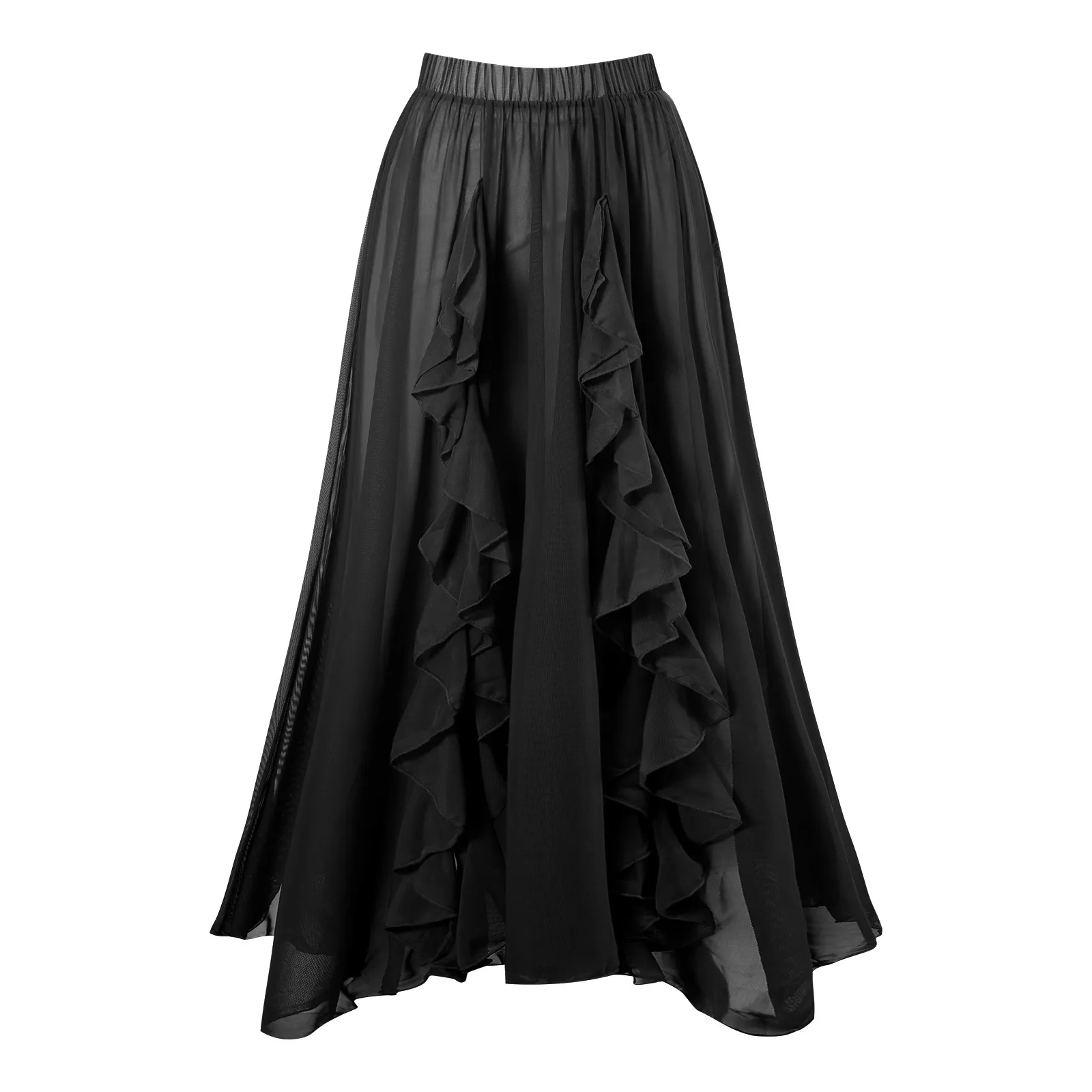 2025 Bohemian Style Jumpsuit with Mesh Long Skirt Multi-Color Swimsuit ...