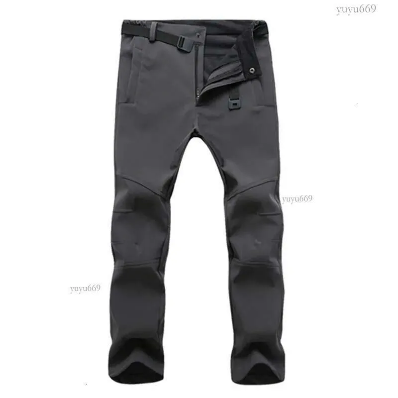 SH190915 Mens Softshell Hiking Pants Waterproof Fleece Outdoor Trousers ...