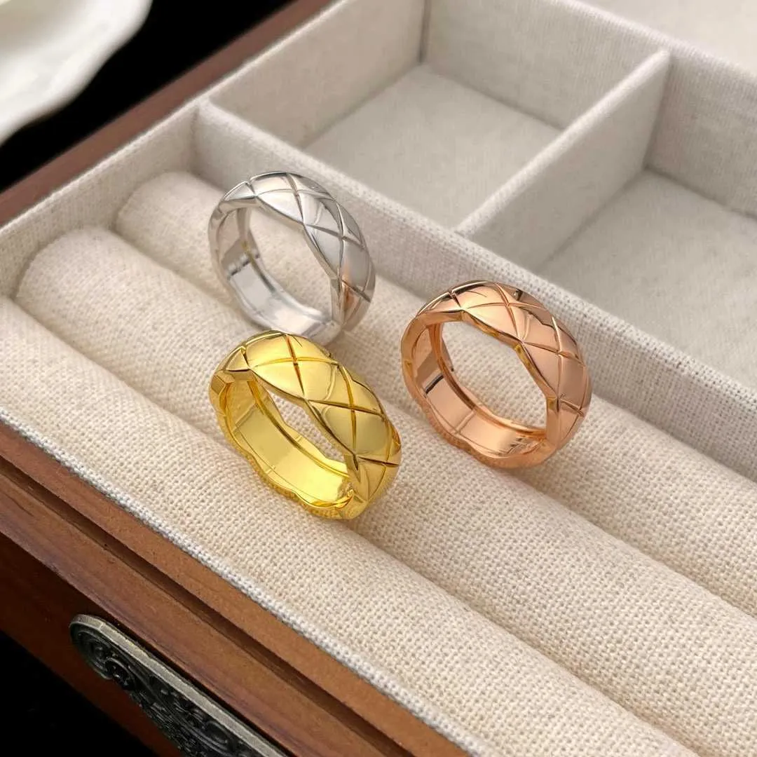 French Style Silicone Couple Ring with 925 Sterling Metal Stamp and Red ...