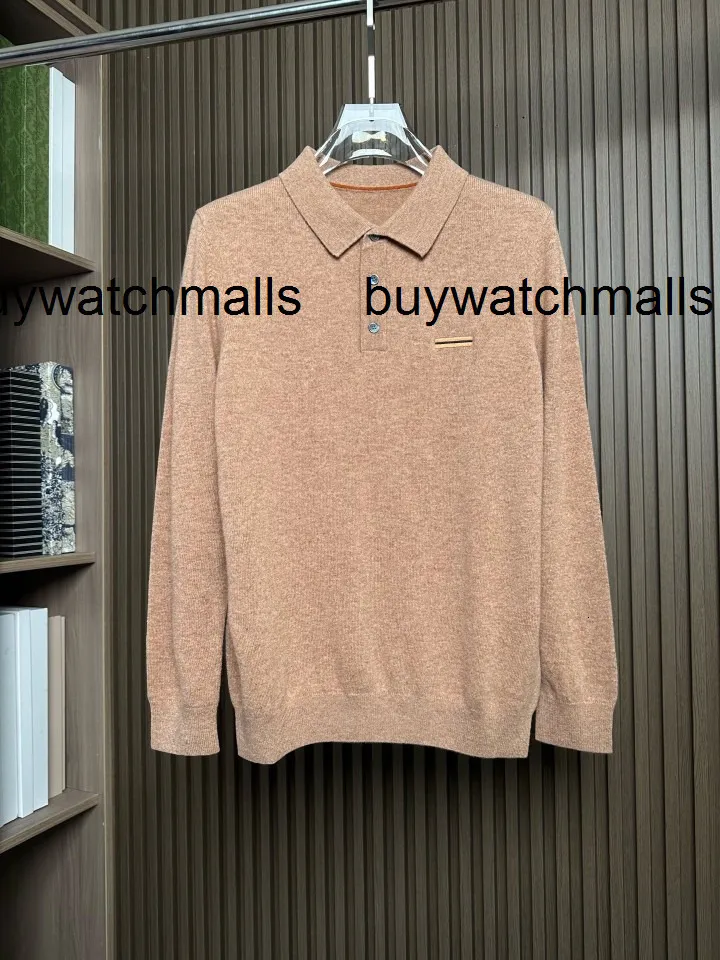 Men's Cashmere Wool Blend Turn-down Collar Knitted Sweater Loose Fit Acetate Winter Coat from ...