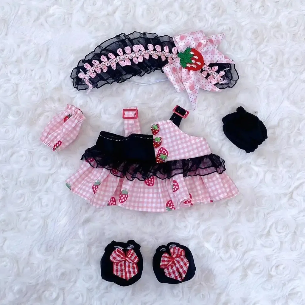 20cm Mini Plush Doll Clothes Outfit Maid Skirt... From Ning08, $8.63 ...
