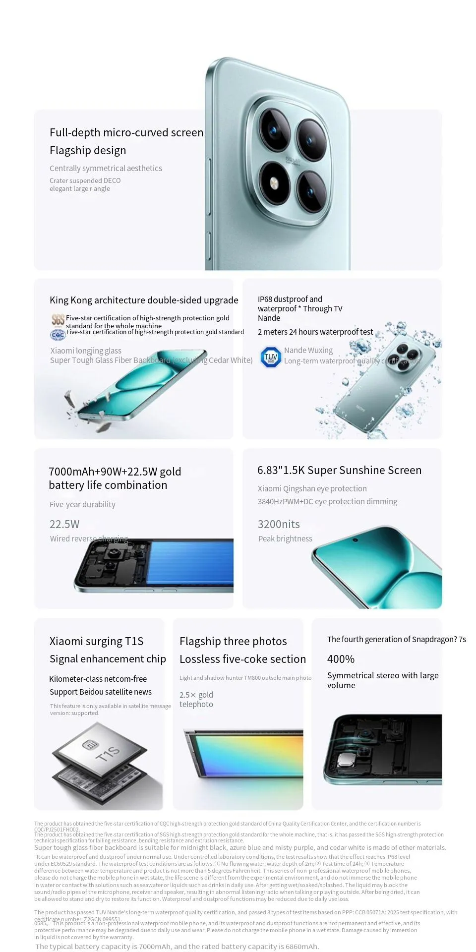 Xiaomi Redmi Note 15 Pro+ Plus 5G Mobile Phone 12GB RAM 256GB ROM ...