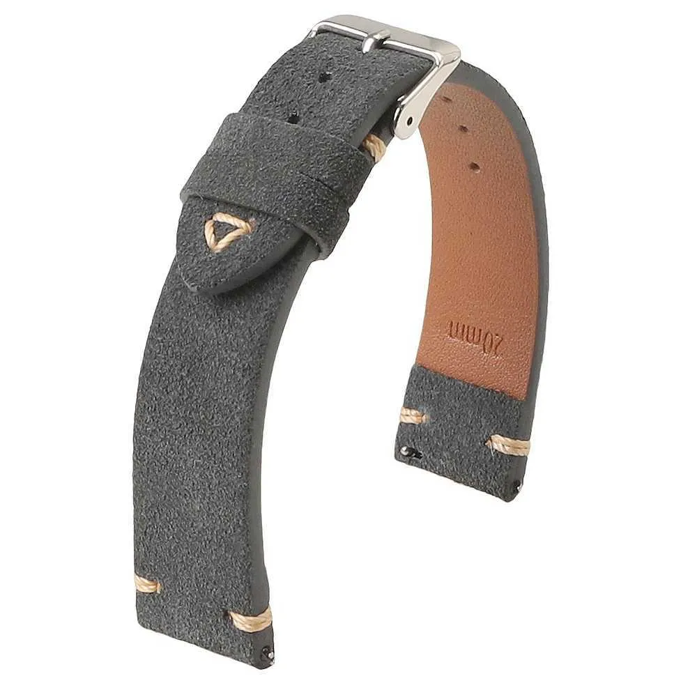 Quick Release Nylon Leather Watch Strap Vintage Classic 18mm to 24mm ...