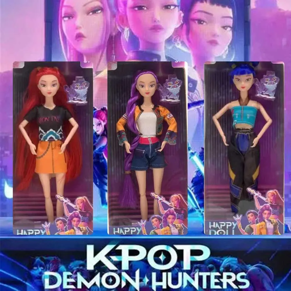 Anime KPop Demon Hunters Vinyl Doll Rumi Mira Zoi... From Freakhouse ...