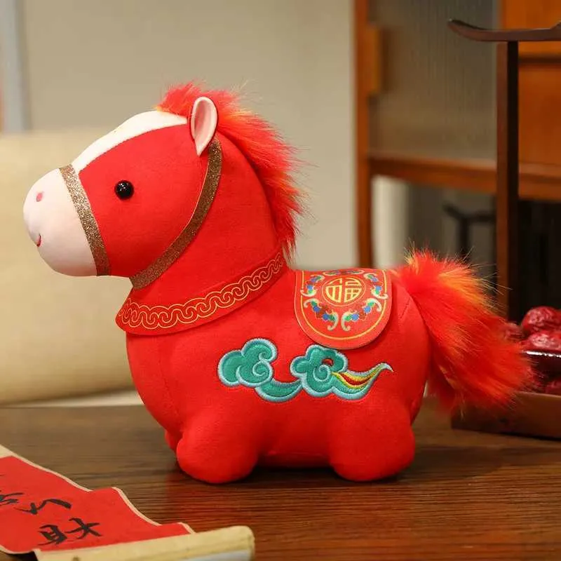 10/15/20/25 cm Horse Plush Toy Pendant Keychain Kids Gift Home Decor ...
