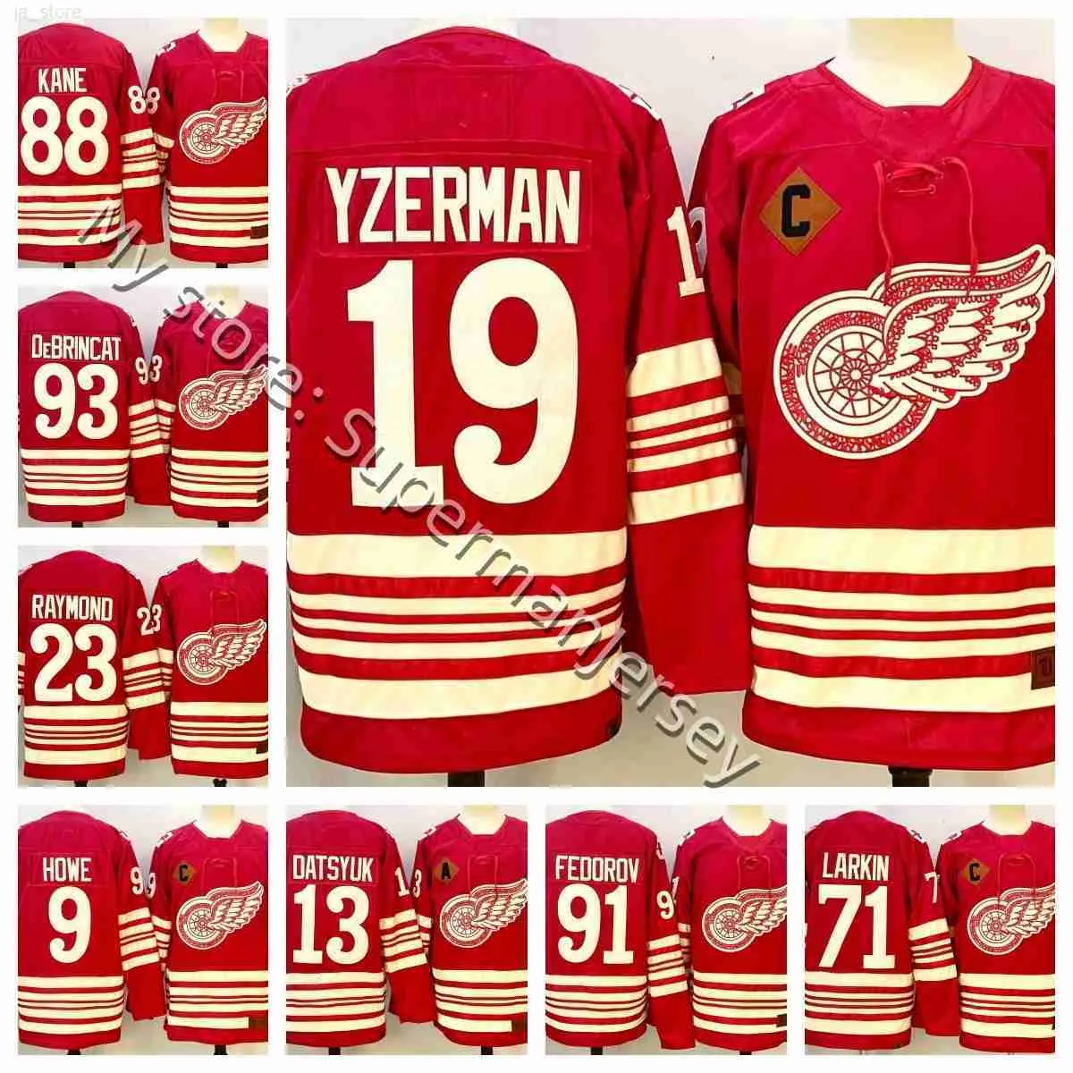 Dylans Larkins Detroit Red Wings Hockey Jerseys 23 Lucas Raymond ...