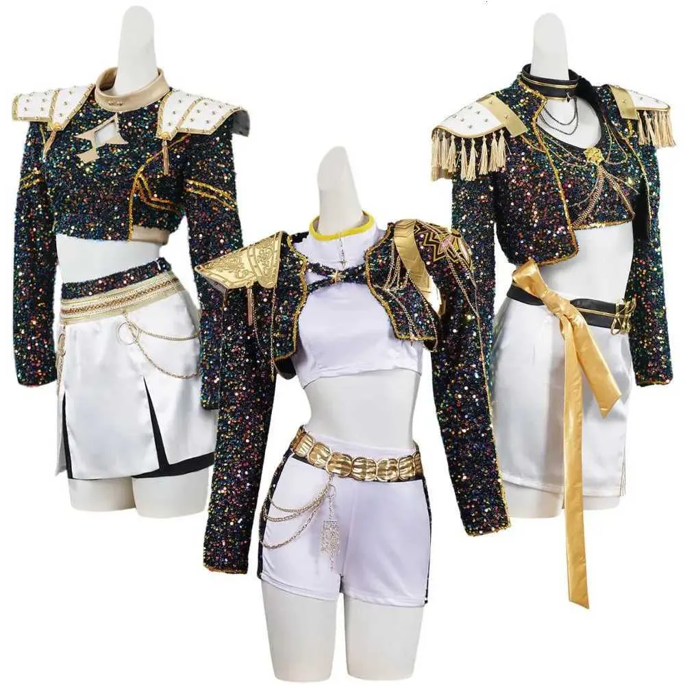 Kids Girls Kpop Rumi Demon Hunters Cosplay Costume ... From Innovation ...