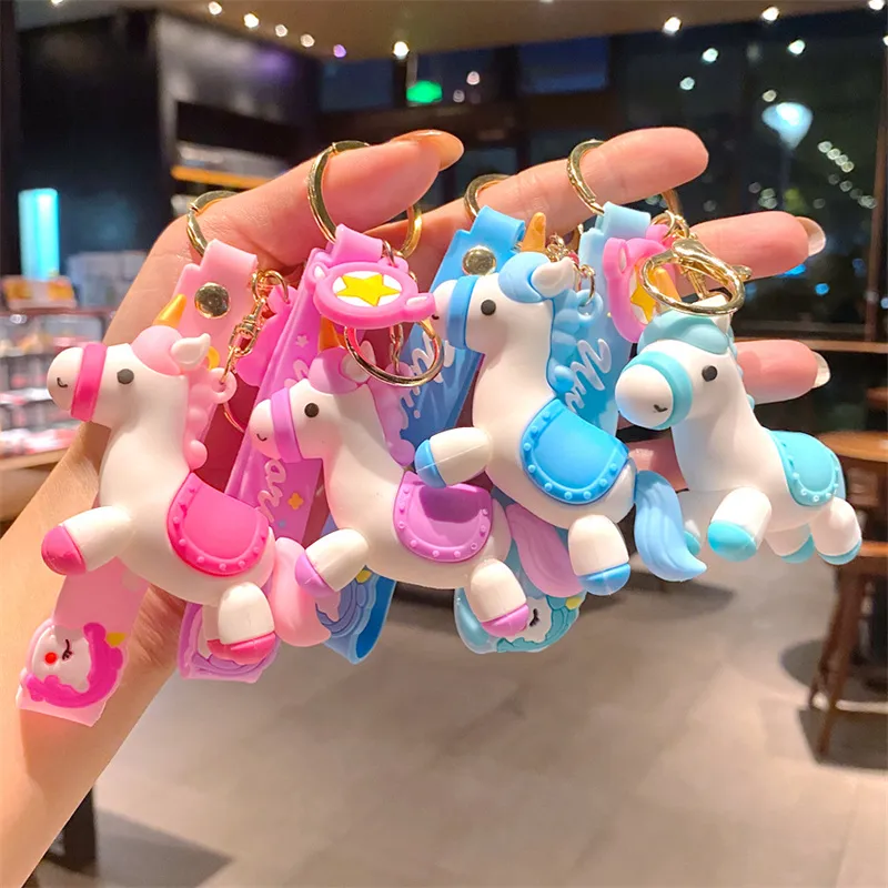 Cute Cartoon Animal Keychains Kawaii Silicone Keyrings For Bags, Backpacks, Cars, And Small ...