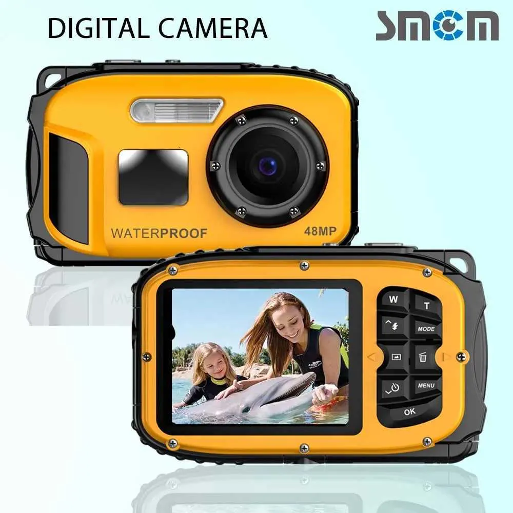 Waterproof Digital Camera 48MP 16X Zoom 2.4-Inch IPS Display Bare Metal ...