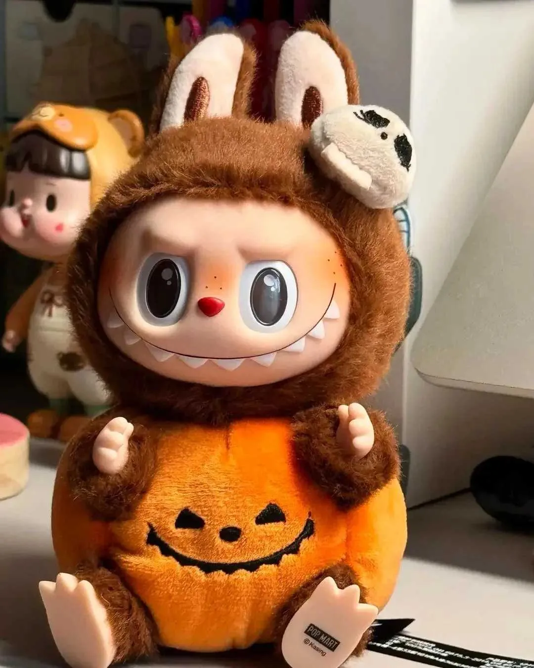 Labubu Monster Blind Pumpkin The Lunch Box Cute Cartoon Vinyl Doll For ...