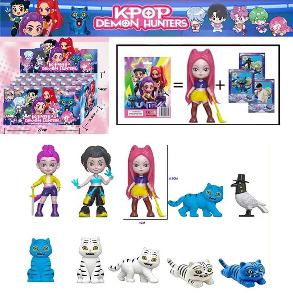 Demon Hunters Blind Box Anime Go Jetters Figures Set Rumi, Mira, Zoey ...