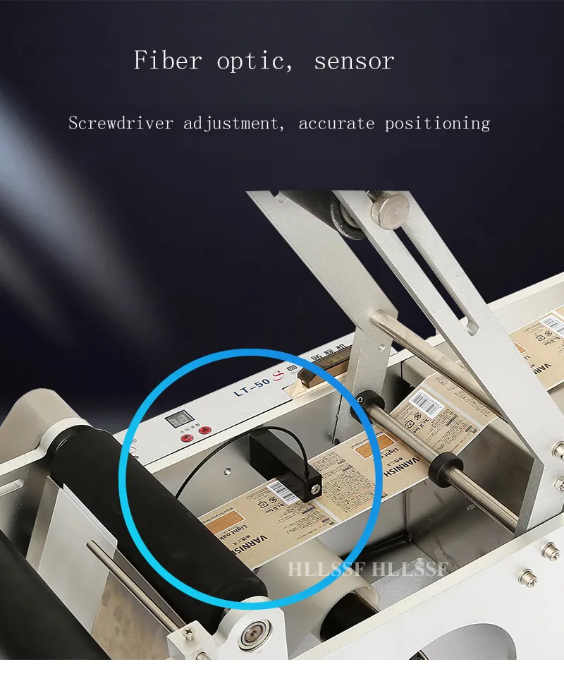 Automatic Labeling Machine for PET Plastic Bottles with Date Coder and ...