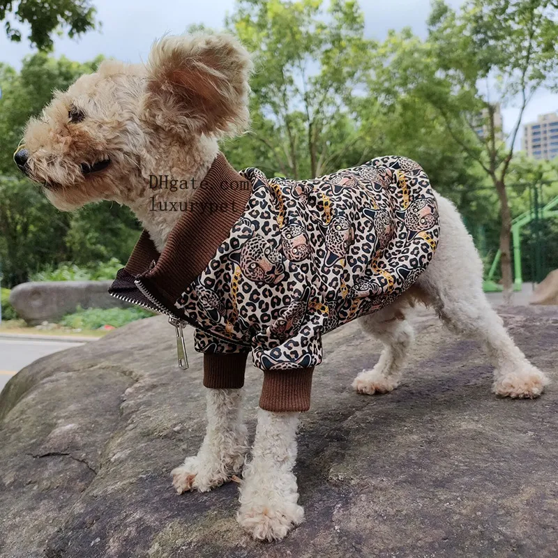 Designer Dog Warm Coat For Small & Medium Dogs Windproof High Collar ...