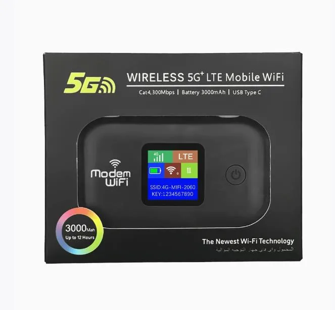 Sim Card Wifi Router: Portable 4G LTE Wireless Network Router, 300Mbps ...
