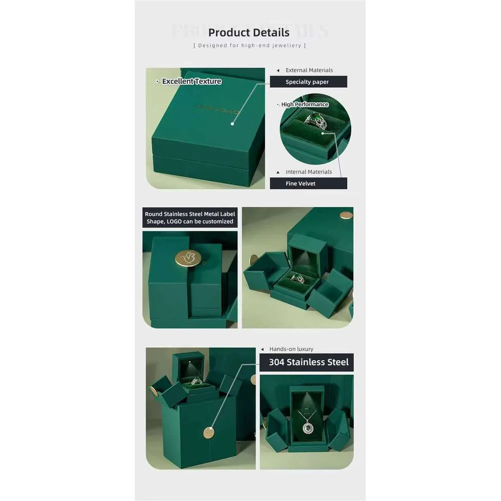 Luxury jewelry gift boxes with custom logo for unique Christmas ...