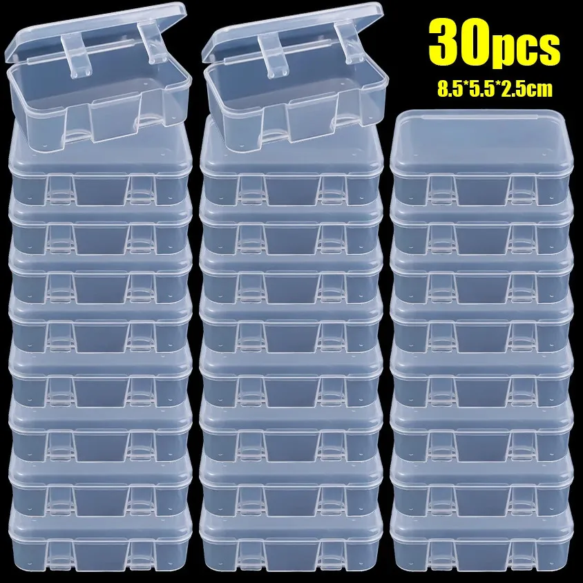 Small Transparent Plastic Boxes For Beads, Jewelry, Crafts & DIY ...