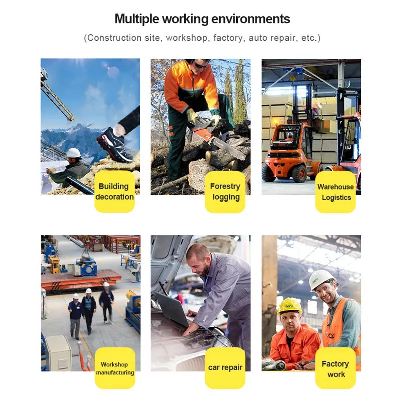 Work Sneakers: Men's Steel Toe Safety Shoes - Construction, Anti ...