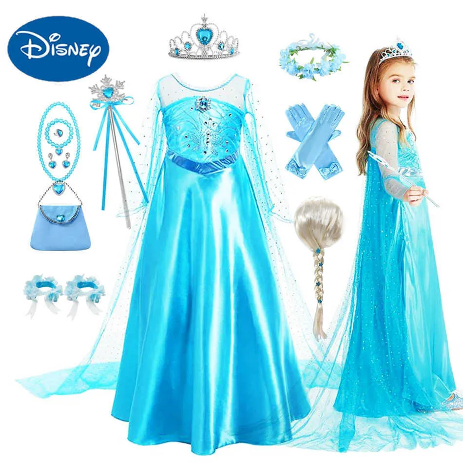 Disney Elsa Princess Aurora Dress Up For Girls Perfect For Birthday ...
