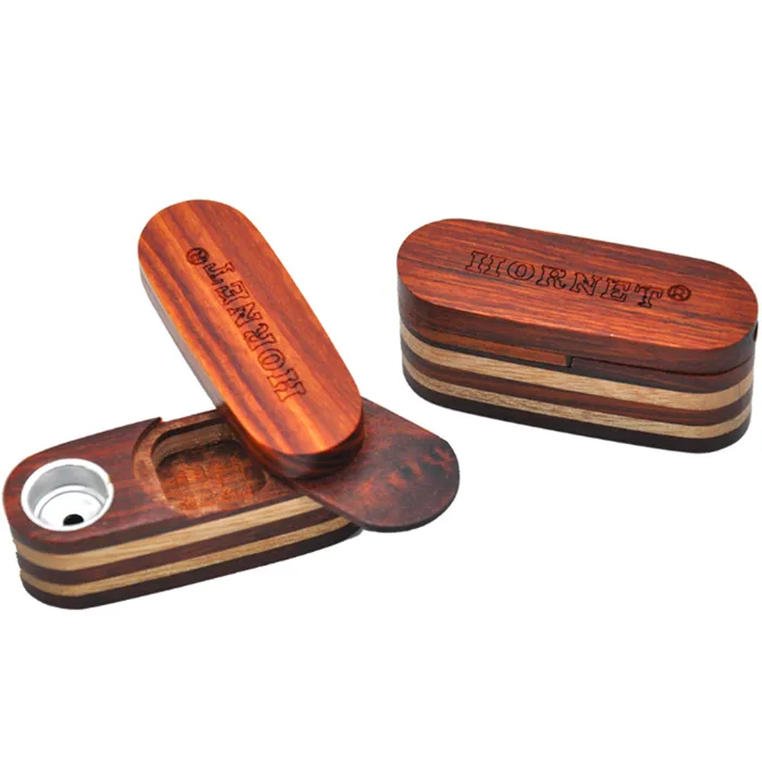 Wooden Folding Smoking Pipe Foldable Metal Monkey Cigarette Tobacco ...