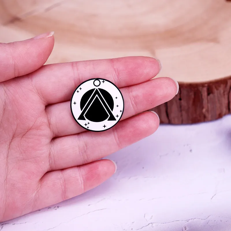 Anime pin cartoon enamel brooch acrylic horror pins dark gothic ...