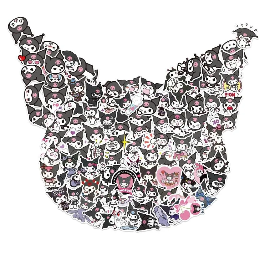 Kuromi Cartoon Switch Kuromi Stickers For Kids Waterproof Vinyl Decals ...