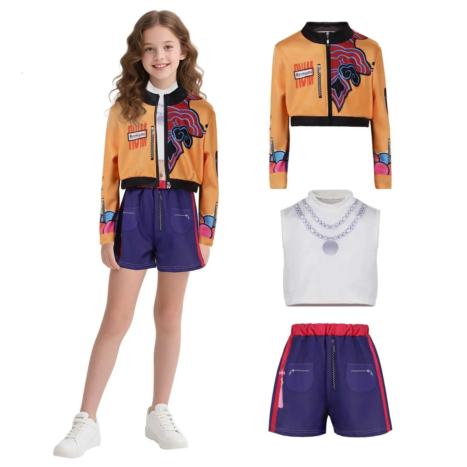 K Pop Demon Hunters Cosplay Costumes For Girls Fantasy Roleplay Outfits ...