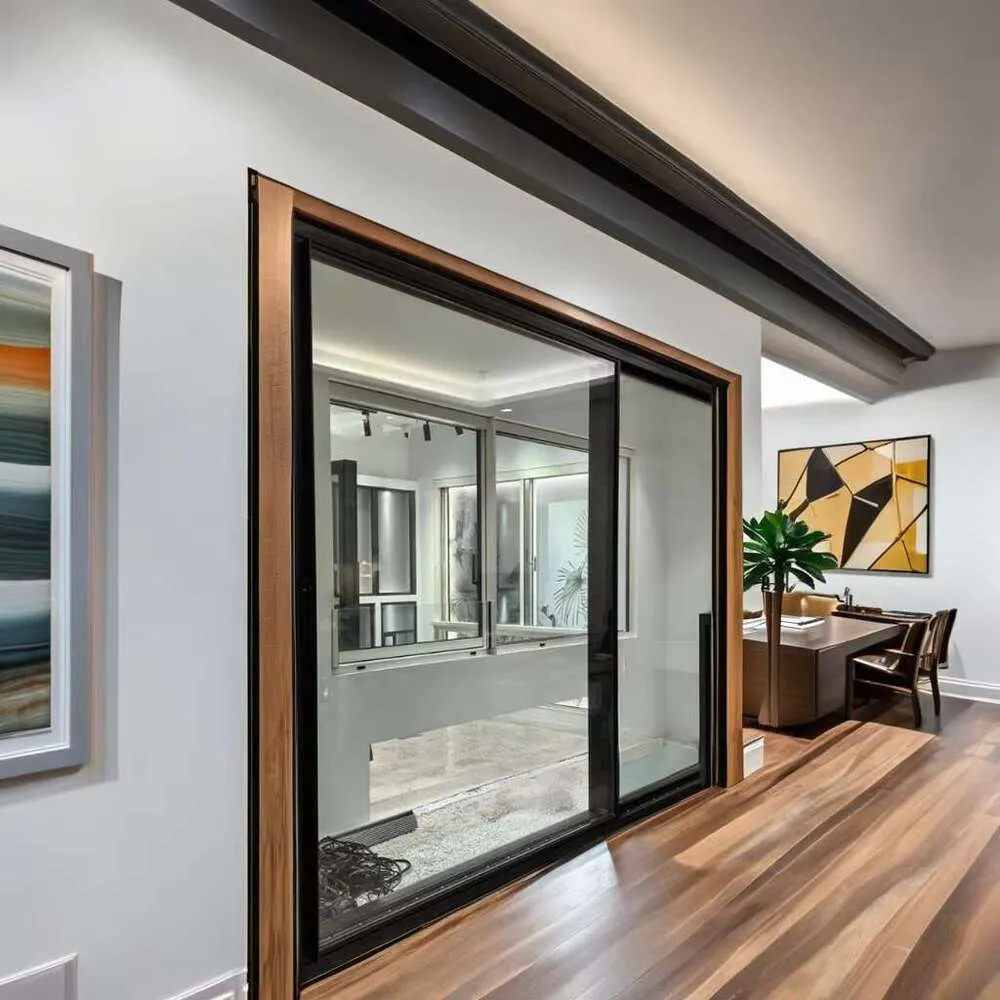 Wholesale Minimalist Design Glass Sliding Door With Aluminum Alloy ...