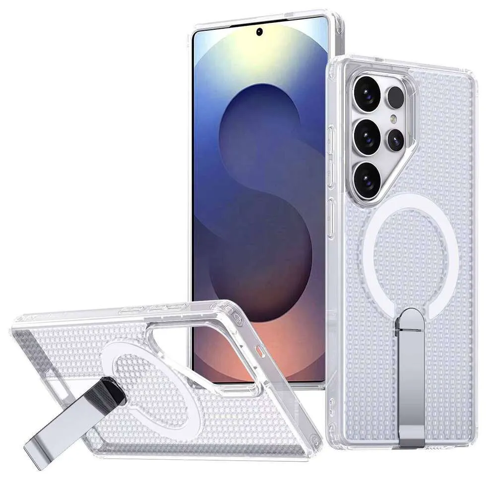 Breathable Heat Dissipation TPU Phone Case with Magnetic Ring Bracket ...