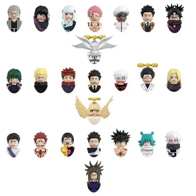 Anime Building Blocks Minifigures Collectible Character Set, DIY ...