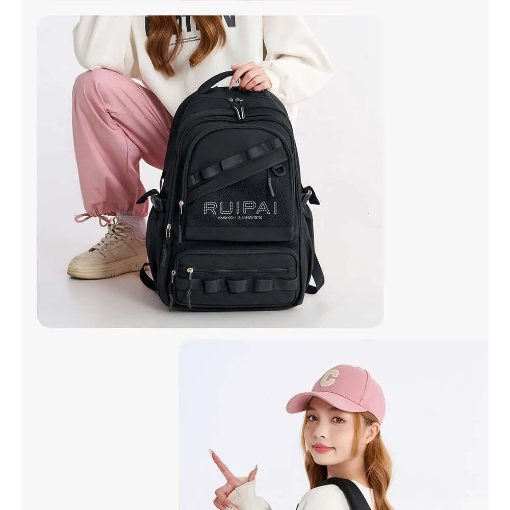 Ruipai Junior Student Spine Protection Backpack - Fashionable Large ...